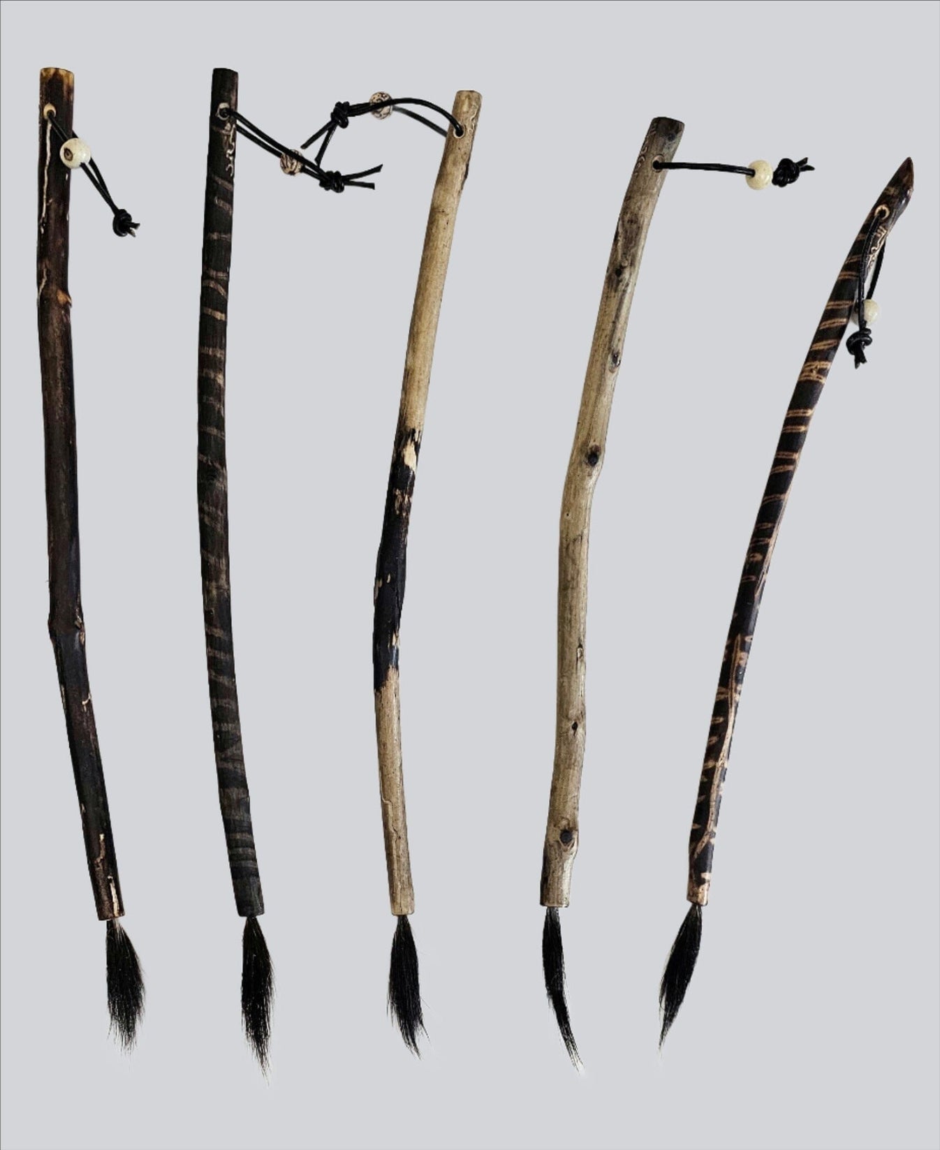 Fine Point Paintbrushes with Driftwood Handles – Elizabeth Schowachert Art