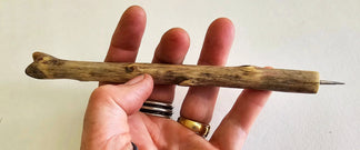 Needle Point Stylus's with Driftwood Handles – Elizabeth Schowachert Art