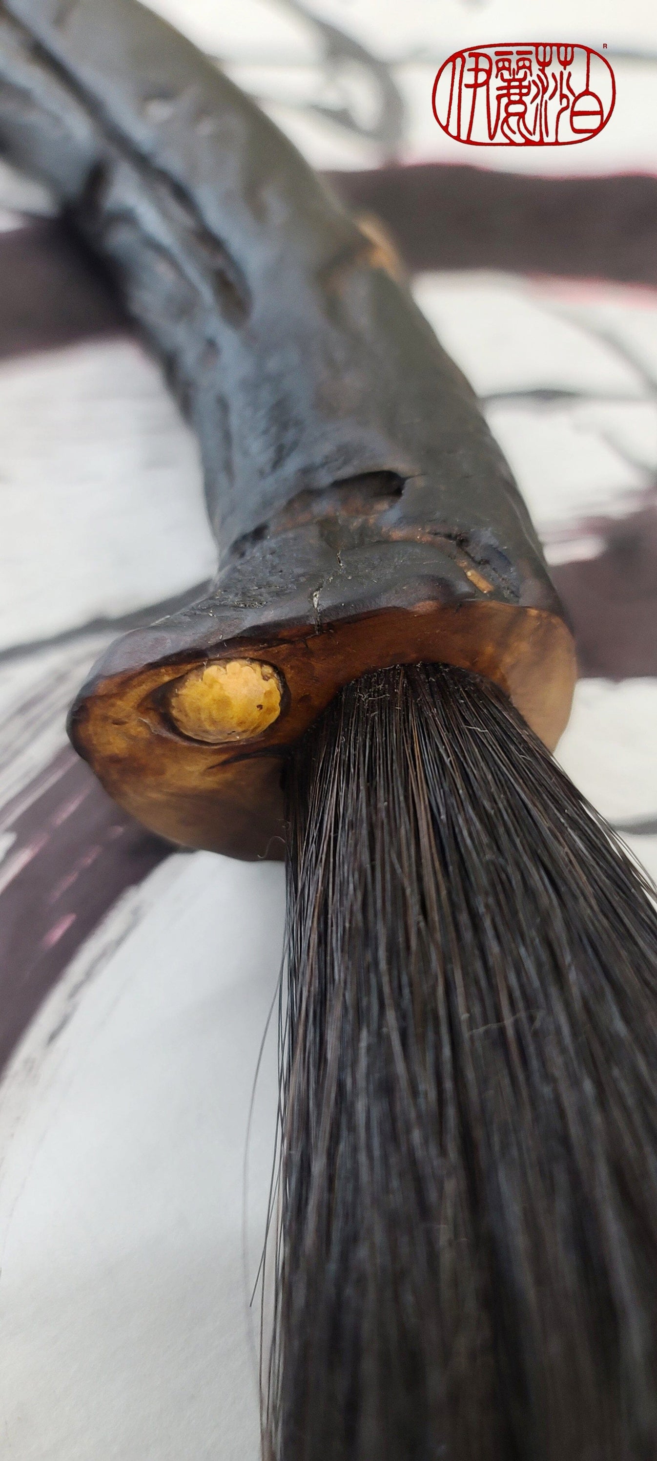 Black Horsehair Sumi-e Paint Brush SB 202 – Elizabeth Schowachert Art