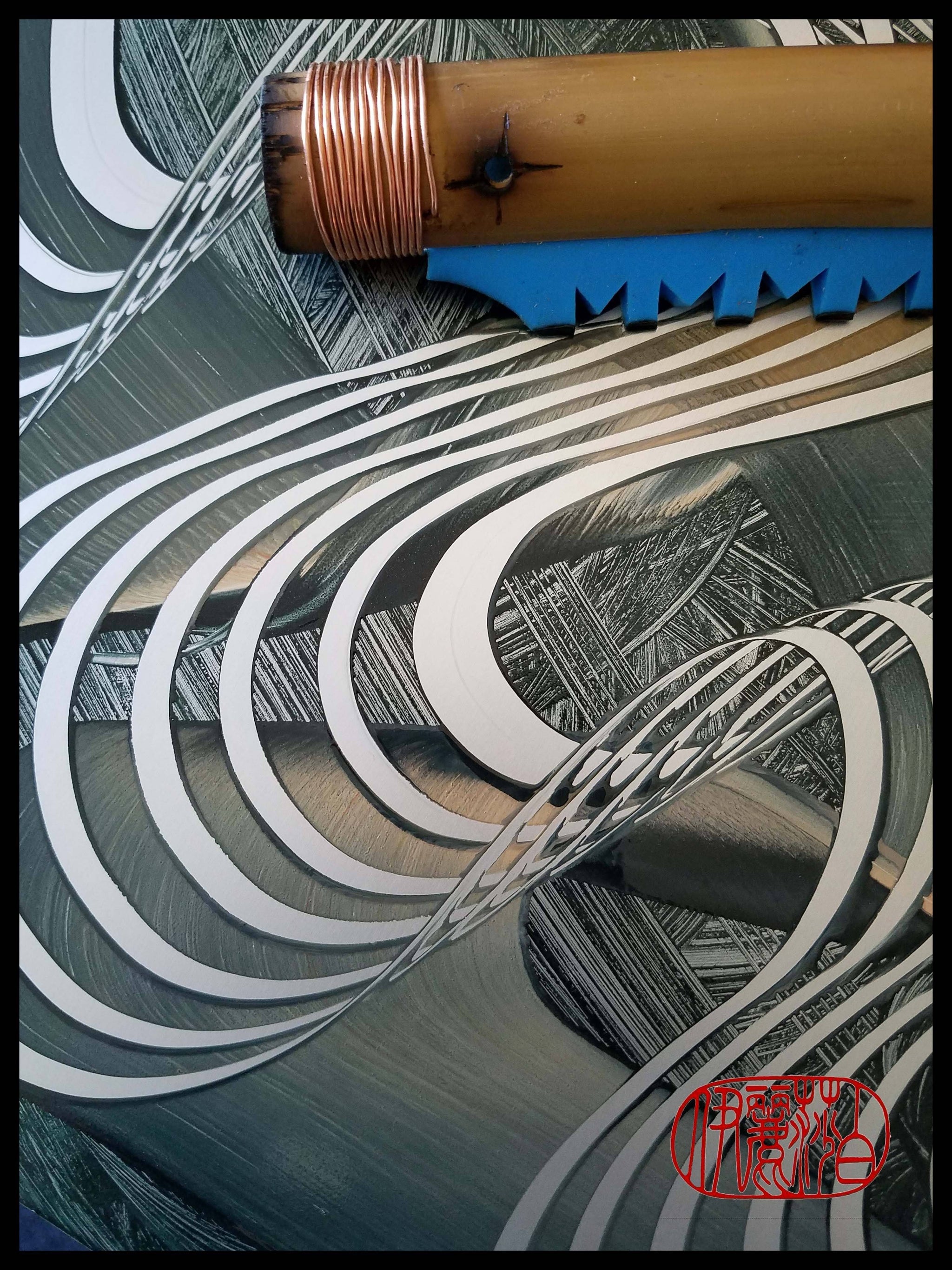 Silicone Blade Mark Making Tool For Encaustic Hot Box 1X (2" - 12 ...