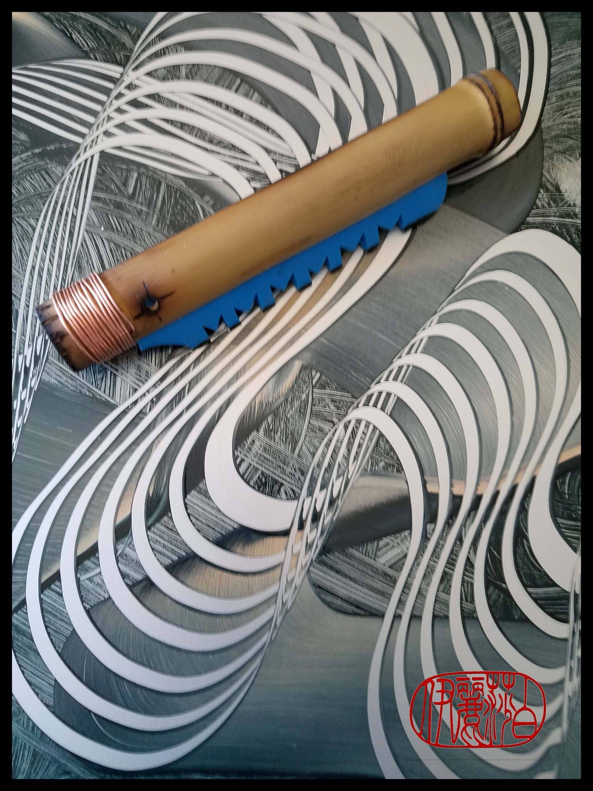 Silicone Blade Mark Making Tool For Encaustic Hot Box 1X (2" - 12") – Elizabeth Schowachert Art