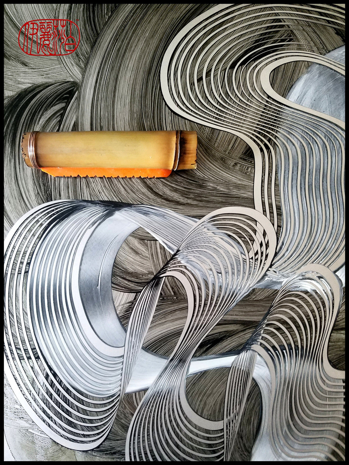 Silicone Blade Mark Making Tool For Encaustic Hot Box 1 (2" - 12 ...