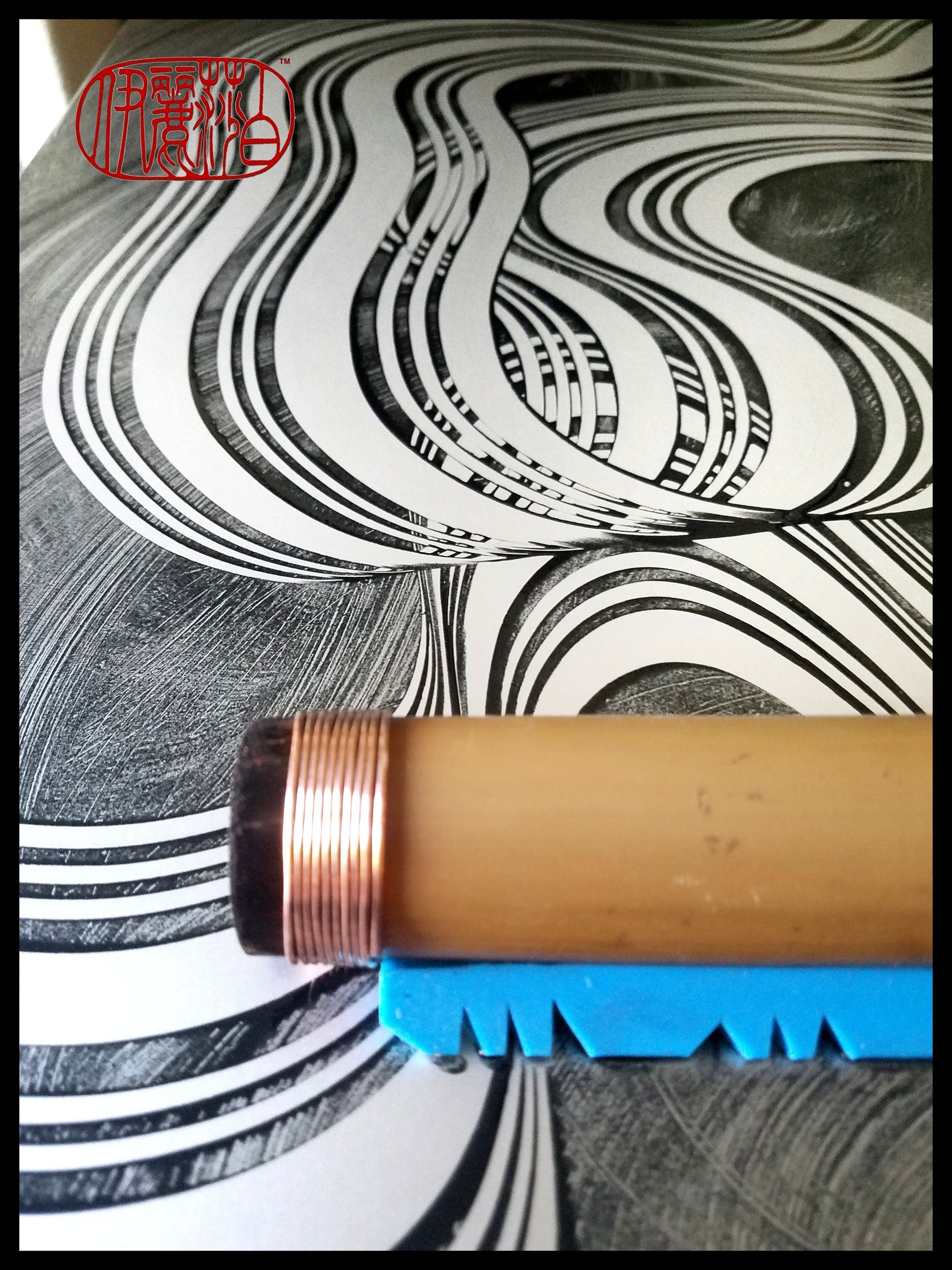 Silicone Blade Mark Making Tool For Encaustic Hot Box 1D (2" - 12 ...