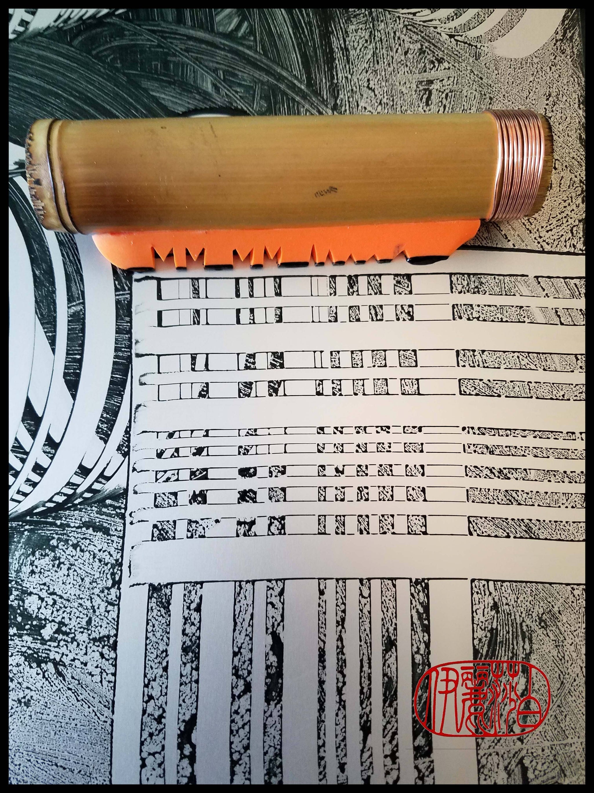 Silicone Blade Mark Making Tool For Encaustic Hot Box 1N (2" - 12") – Elizabeth Schowachert Art