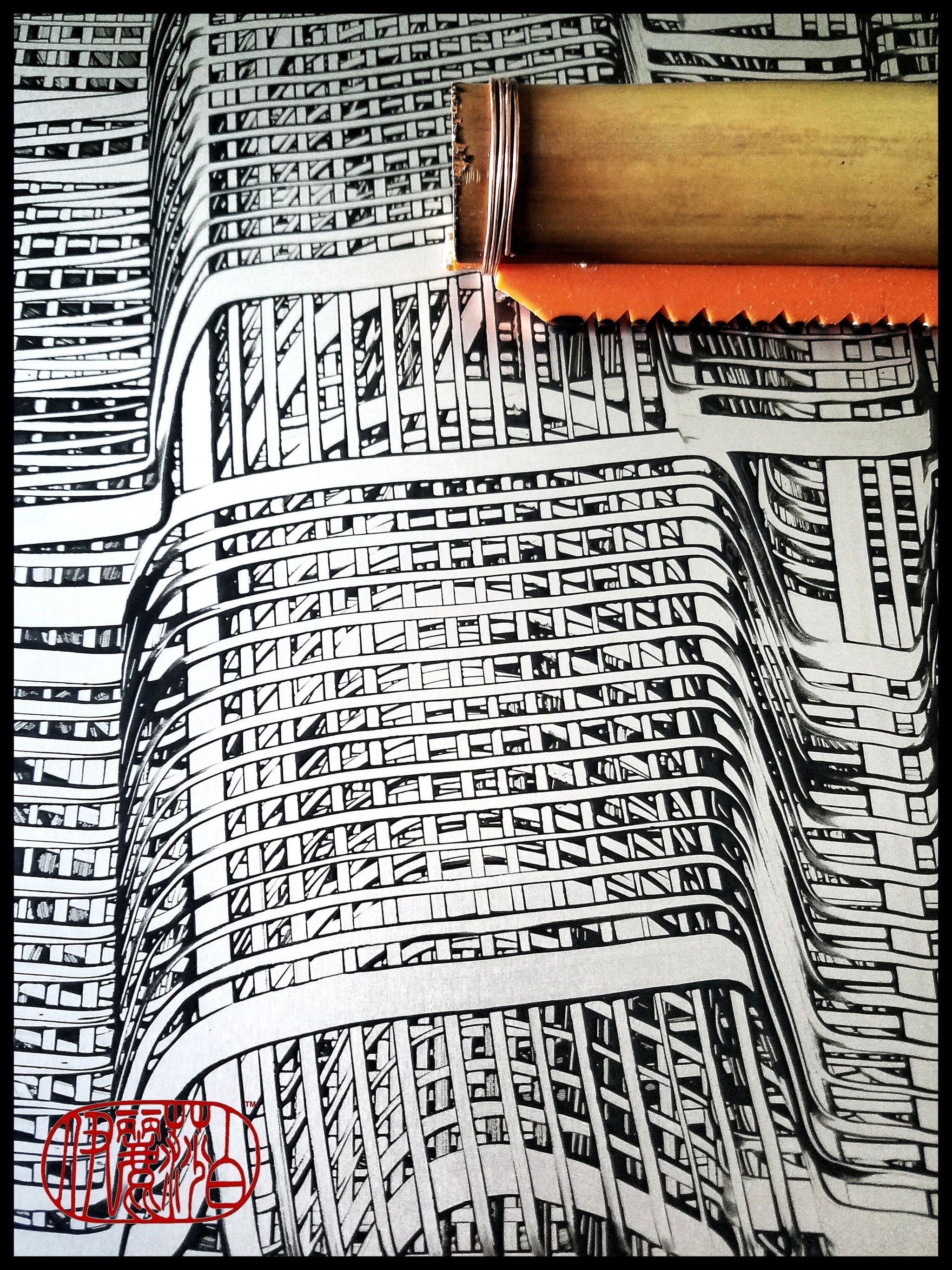 Silicone Blade Mark Making Tool For Encaustic Hot Box 1 (2" - 12 ...