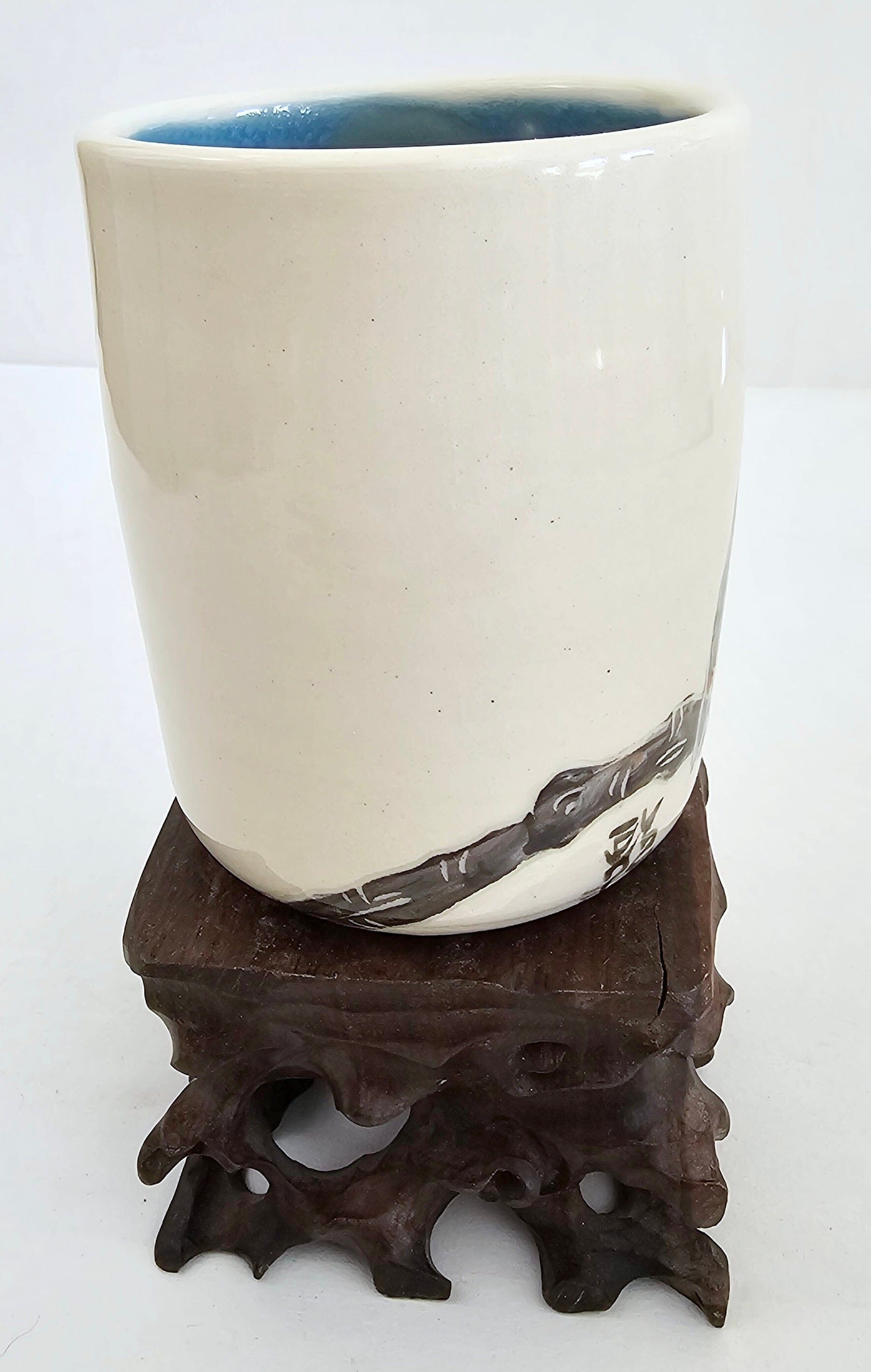 Hummingbird Sgraffito Stoneware Mug: Artistry by Kim and Elizabeth ...