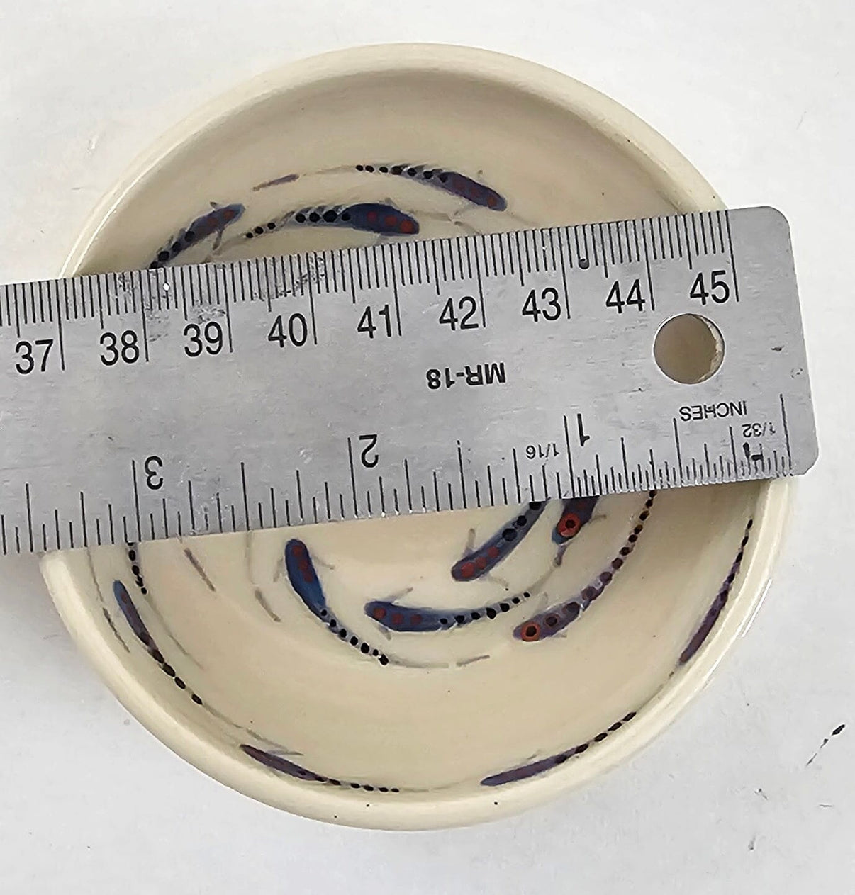 Schooling Fish Stoneware Bowl: Artistry by Kim and Elizabeth ...