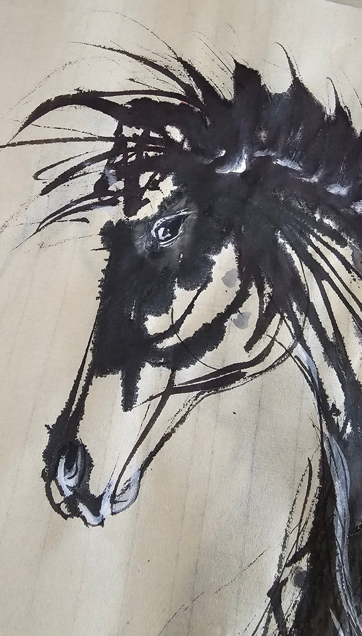 "Wild 8" Ink on Paper Original Artwork – Elizabeth Schowachert Art