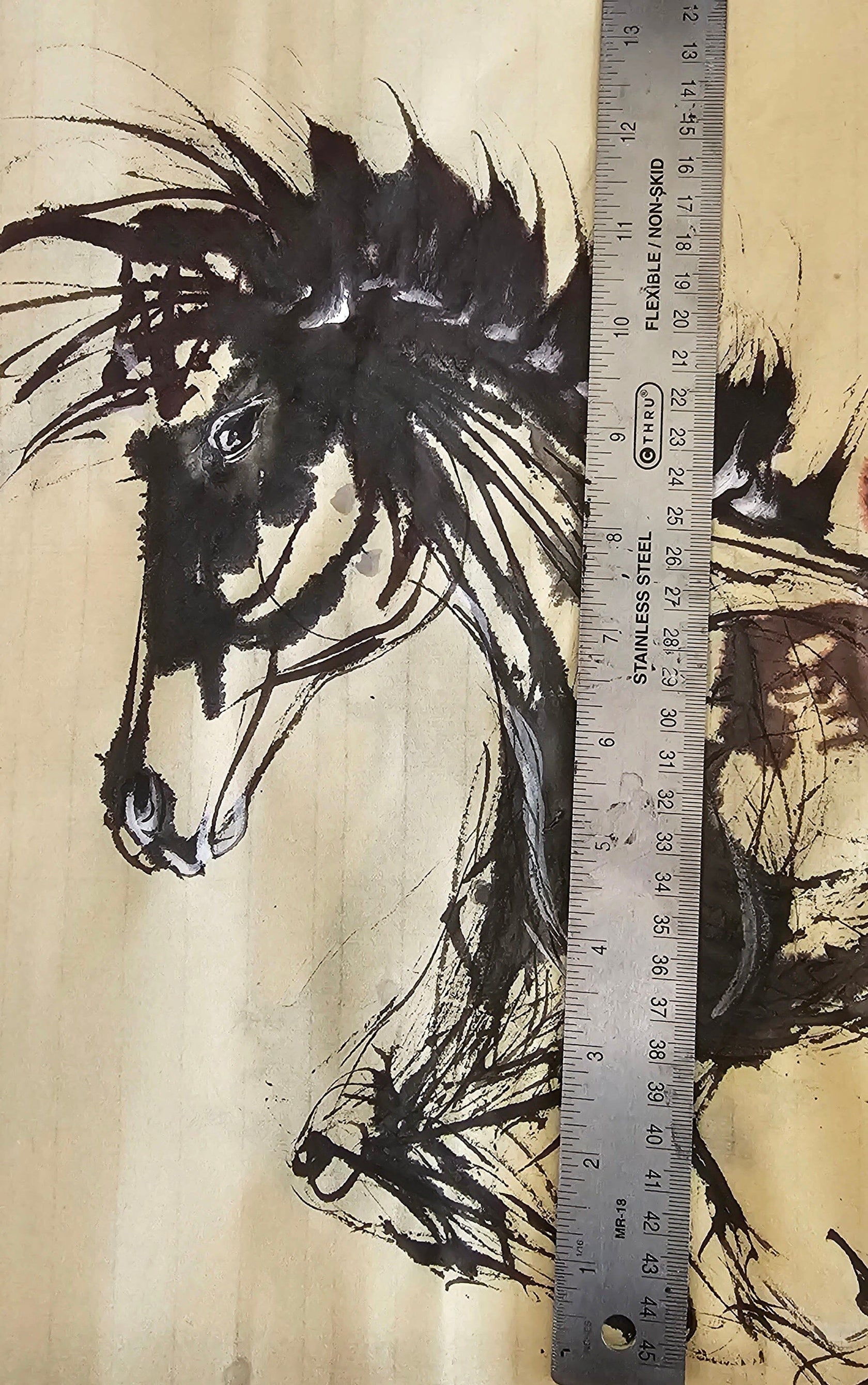 "Wild 8" Ink on Paper Original Artwork – Elizabeth Schowachert Art