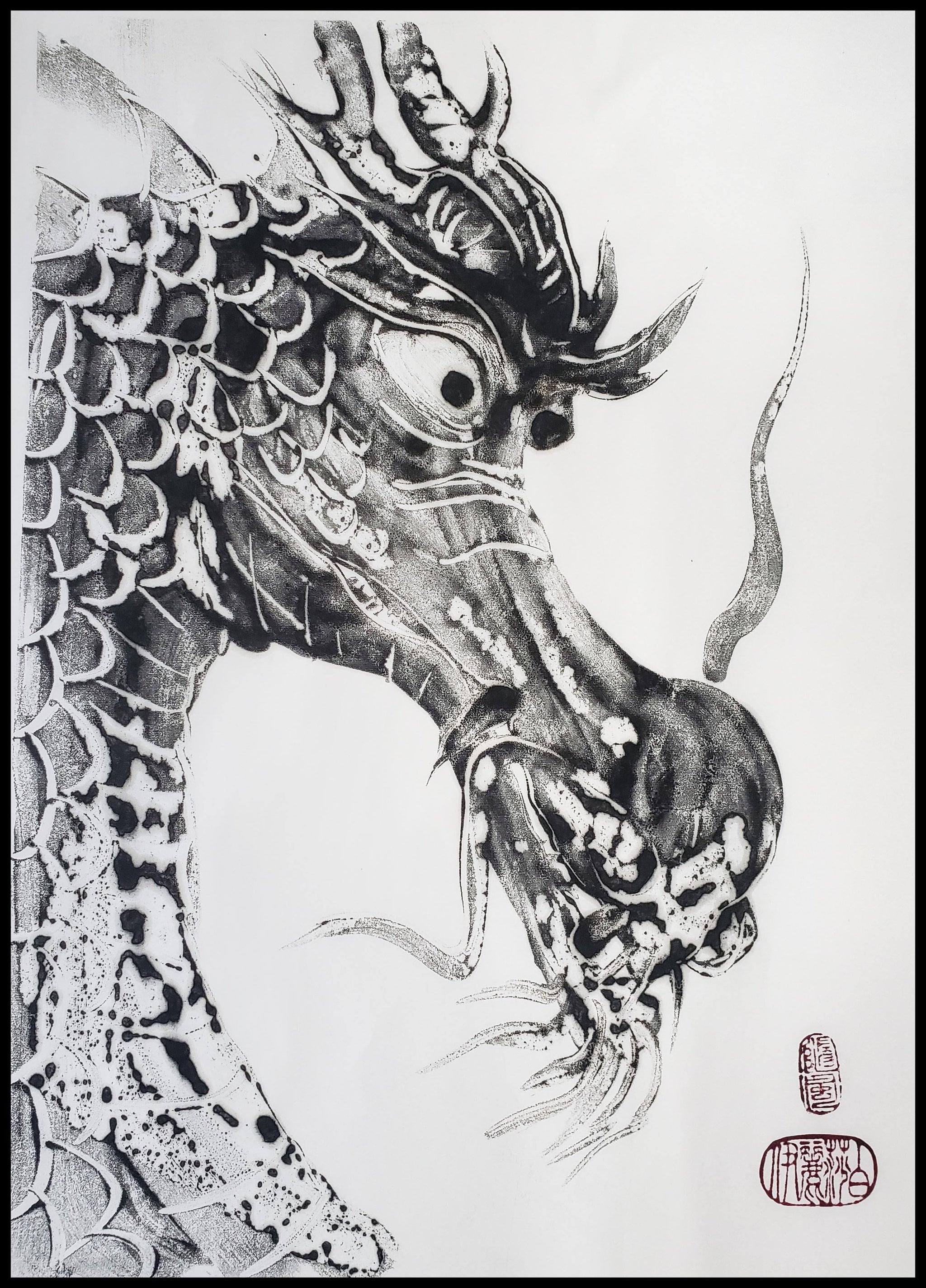 "Wind Rider" E3 Encaustic Monotypes Original 22X16 – Elizabeth ...